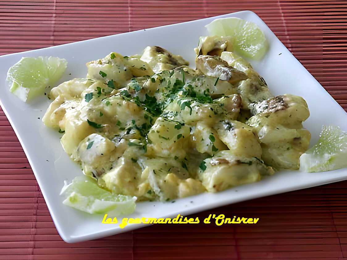 Recette de Concombres poêlés à la crème