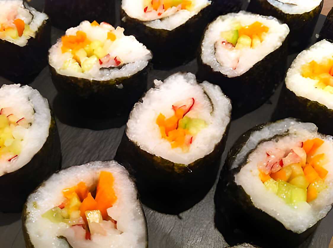 Recette de Recette de Maki végétarien