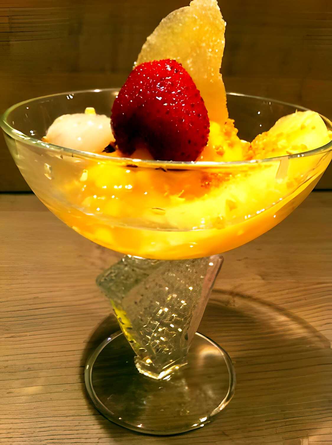 Recette de Coupe de glace koori au Saké