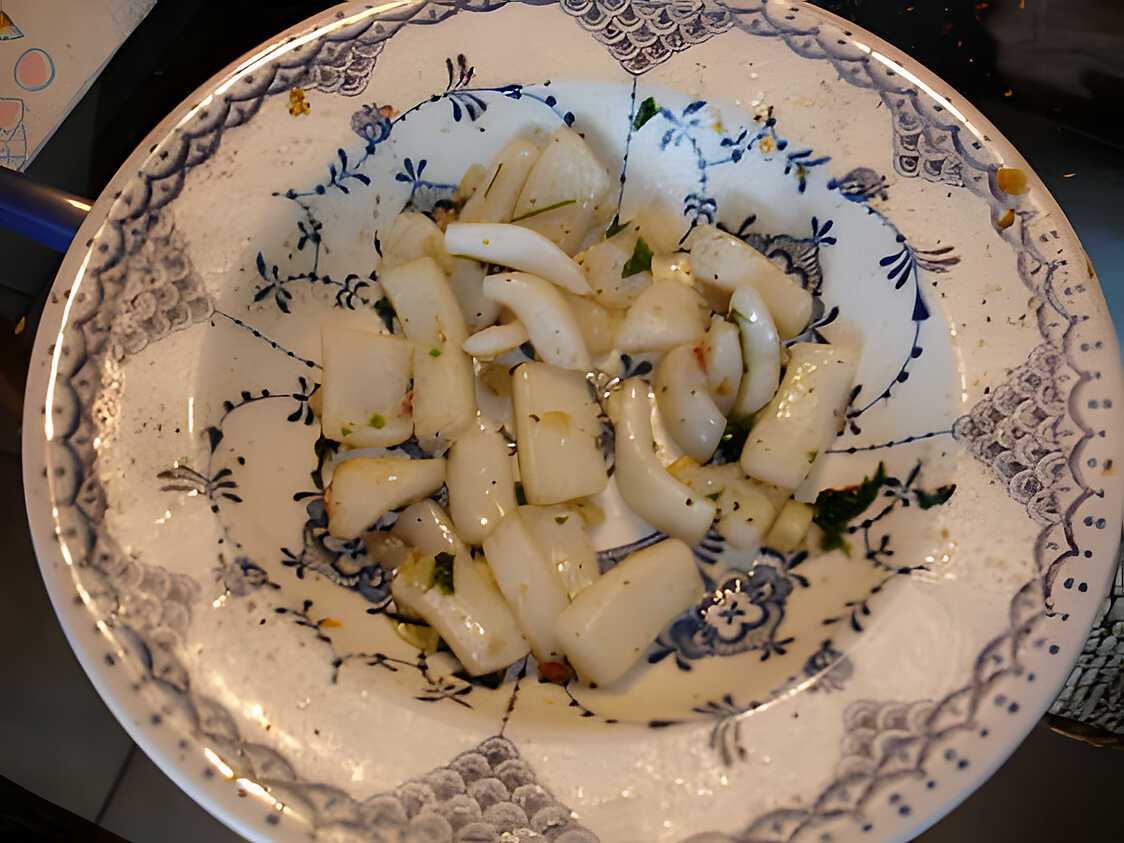 Recette de Seiche à l'ail et persil