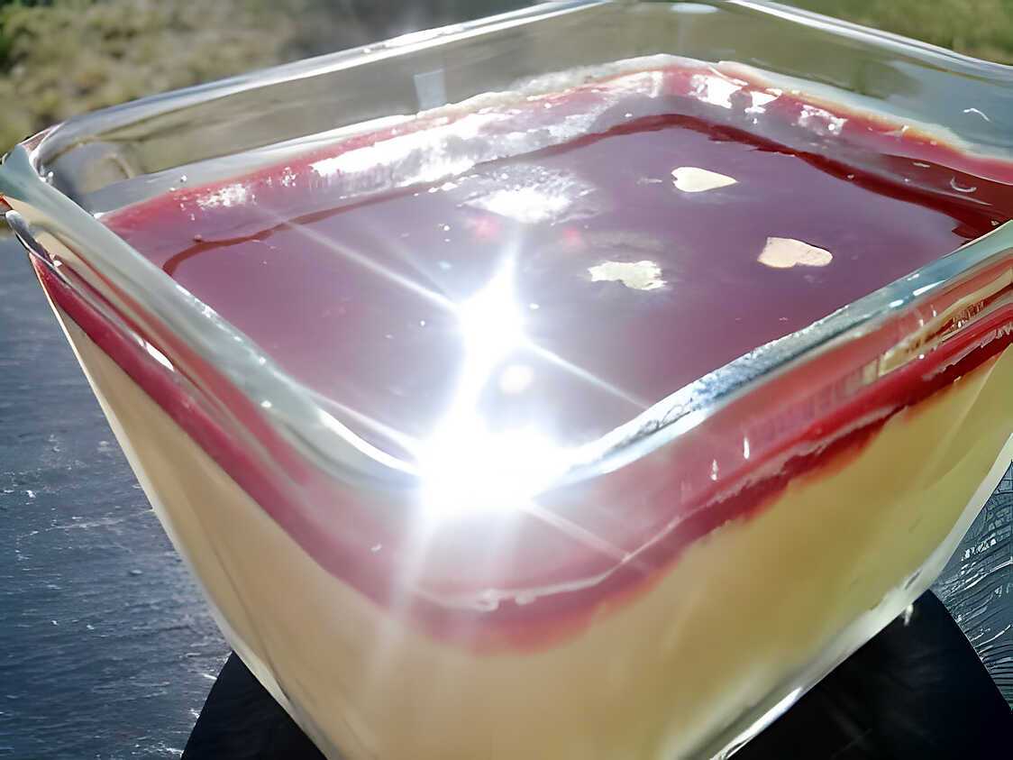 Recette de Panna cotta à la vanille et son coulis de framboises