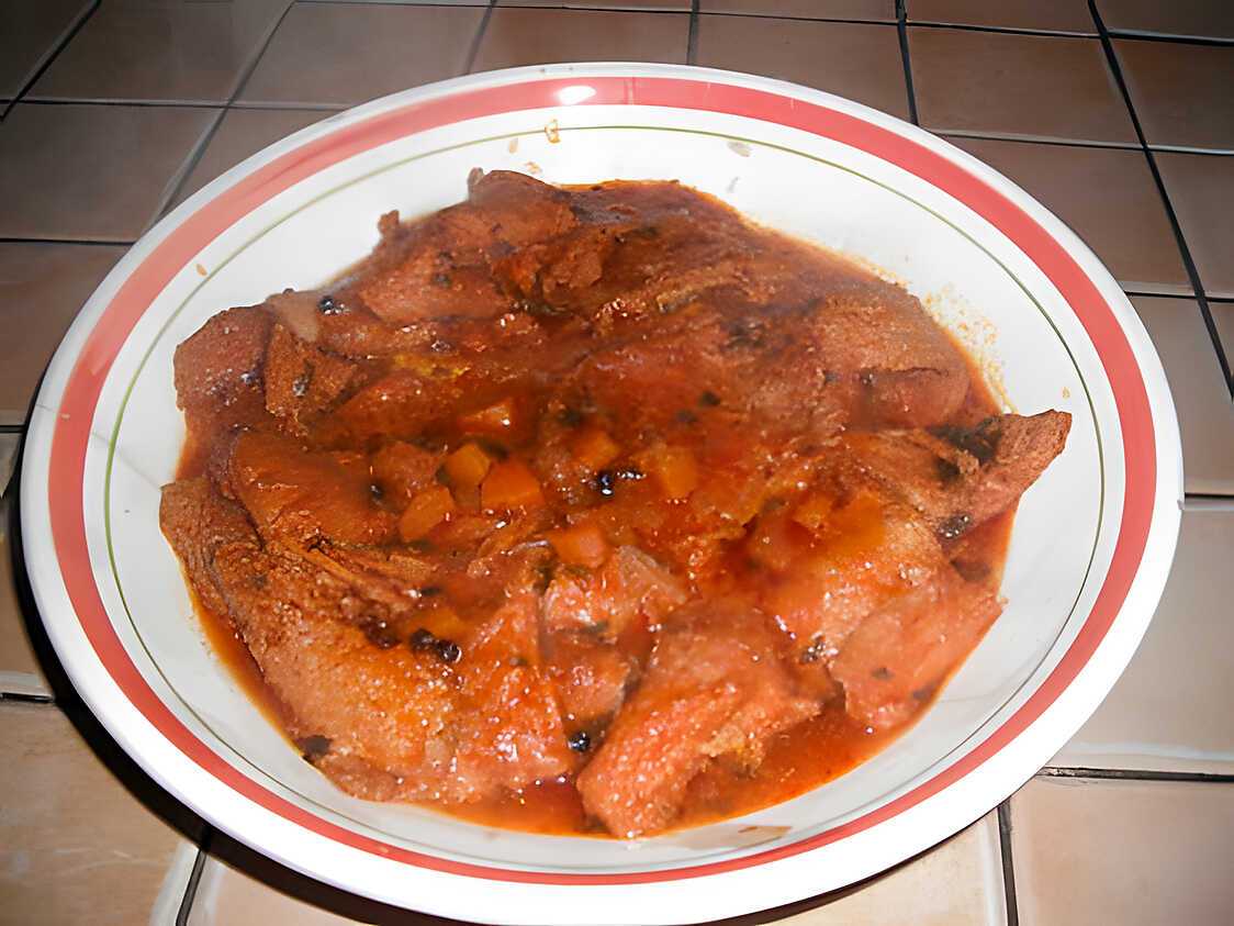 Recette de Tripes à la tomate à la mijoteuse