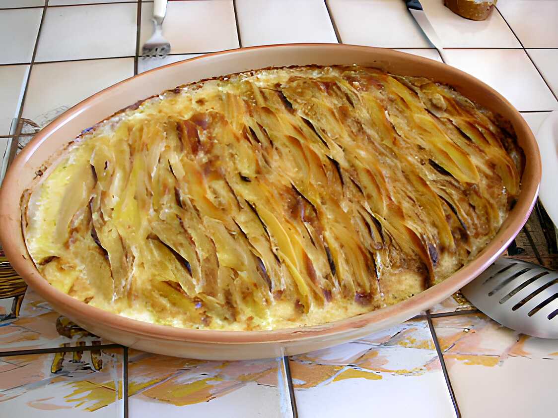 Recette de Gratin Parmentier au chou-pomme (colerave)