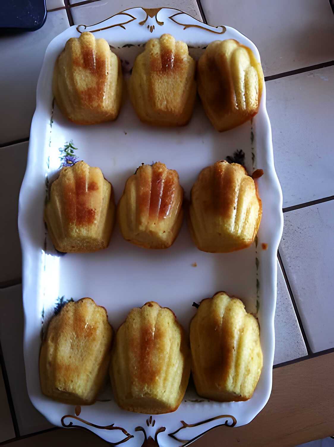 Recette de Madeleines à la fleur d'Oranger (Cointreau)(Vahiné)