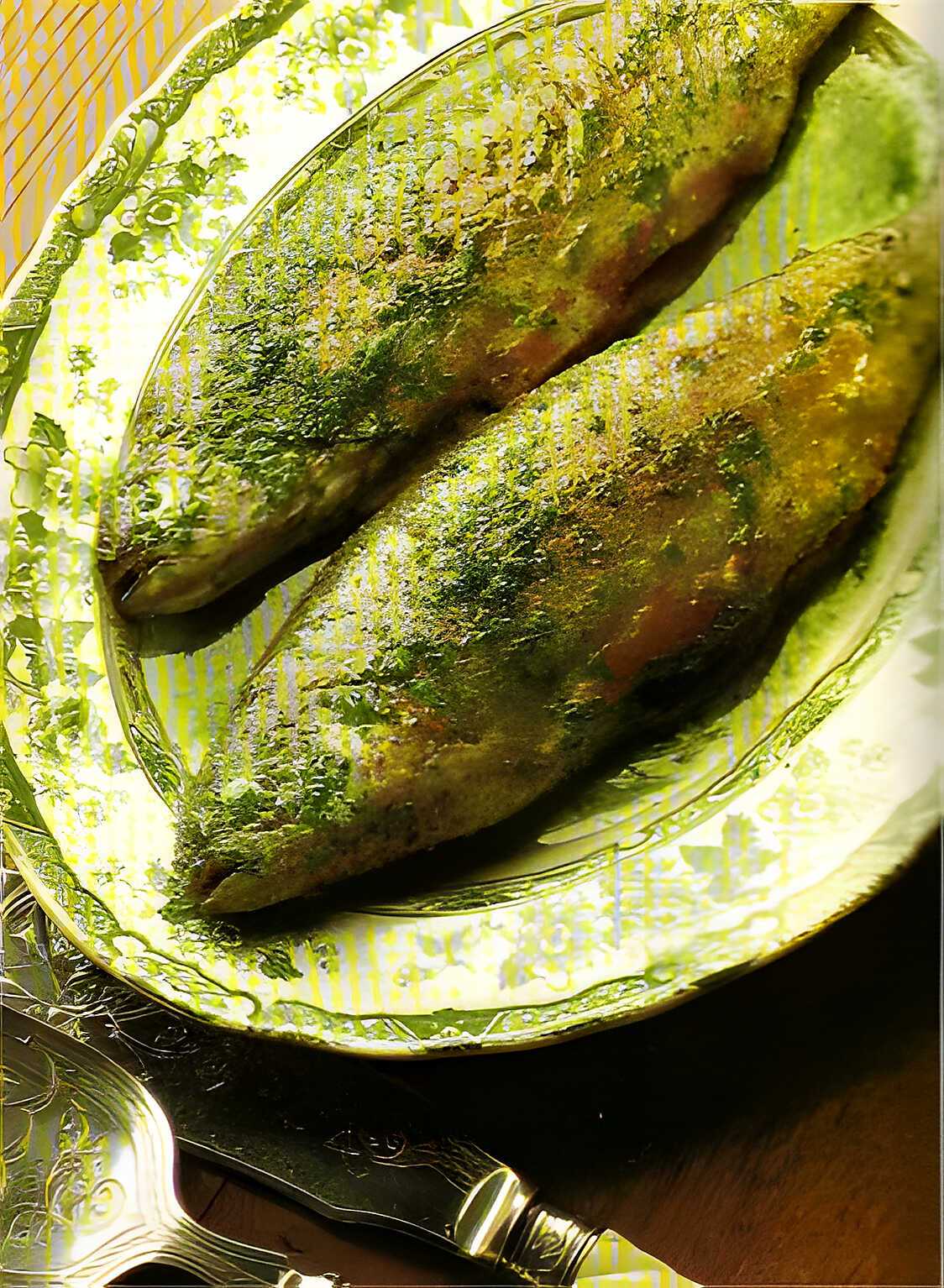 Recette de Truites aux fines herbes (La cuisine naturelle (Pour Reussir ...