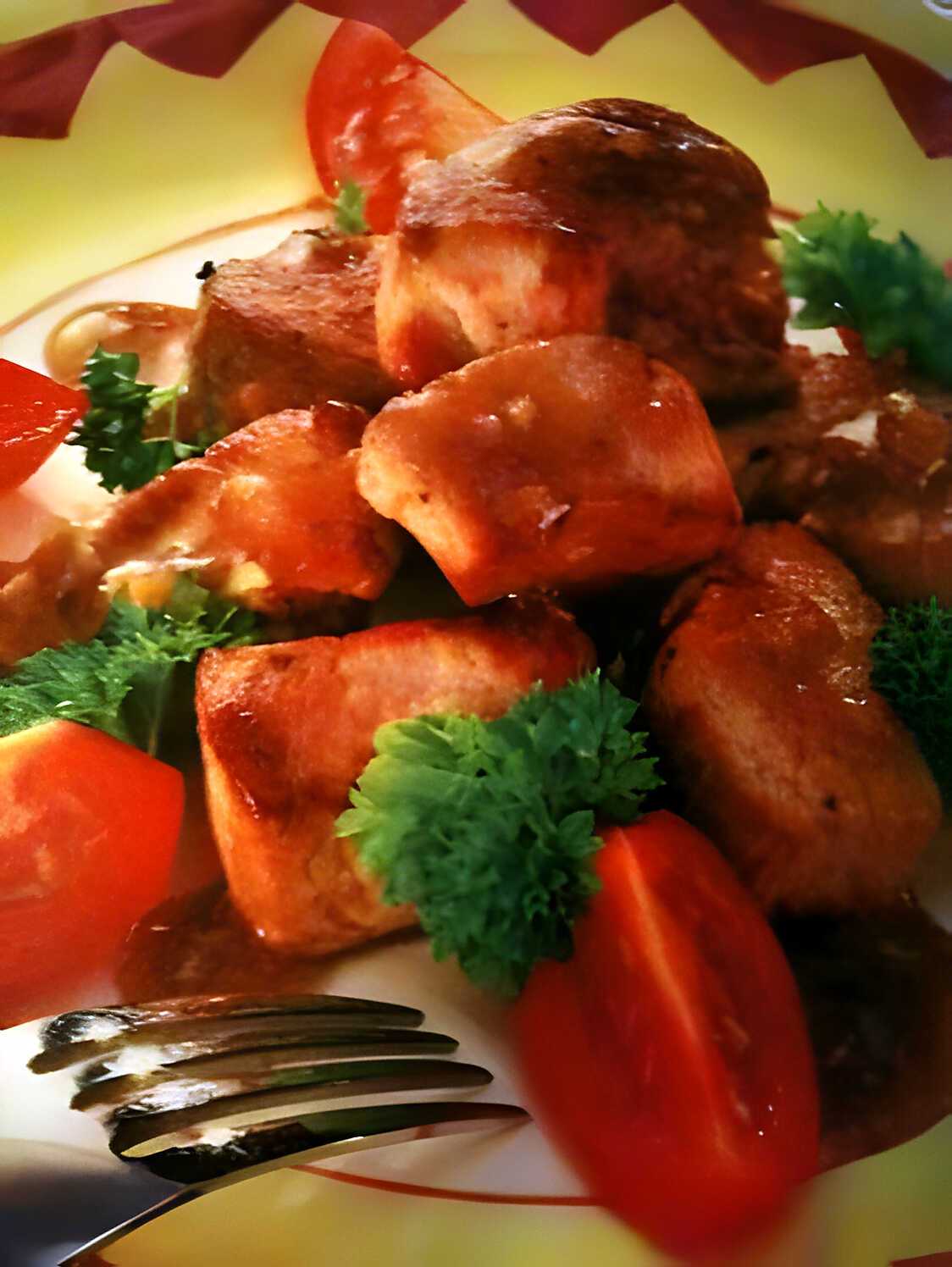 Recette de POULET EPICEE A L AIL
