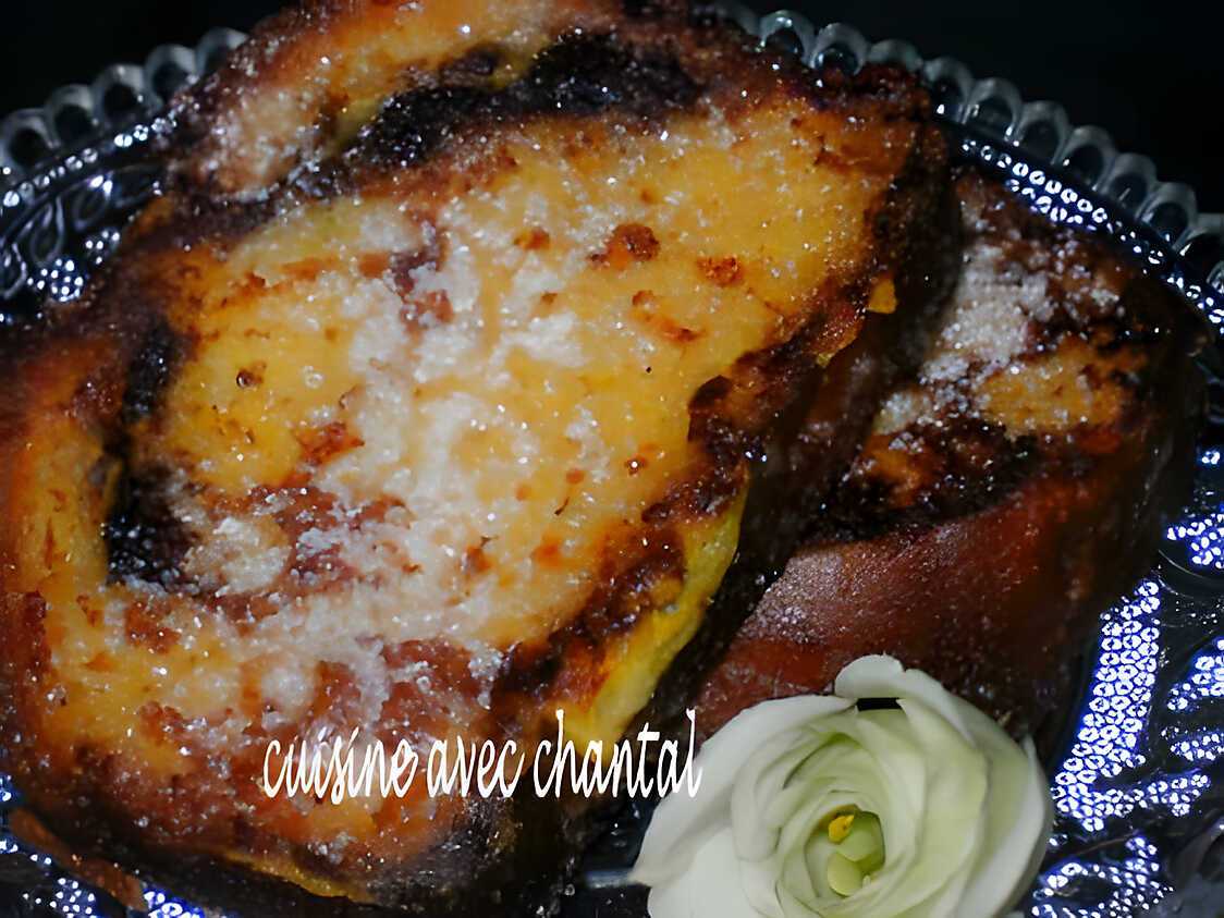 Recette de Mon pain perdu ou plutot "brioche perdue"
