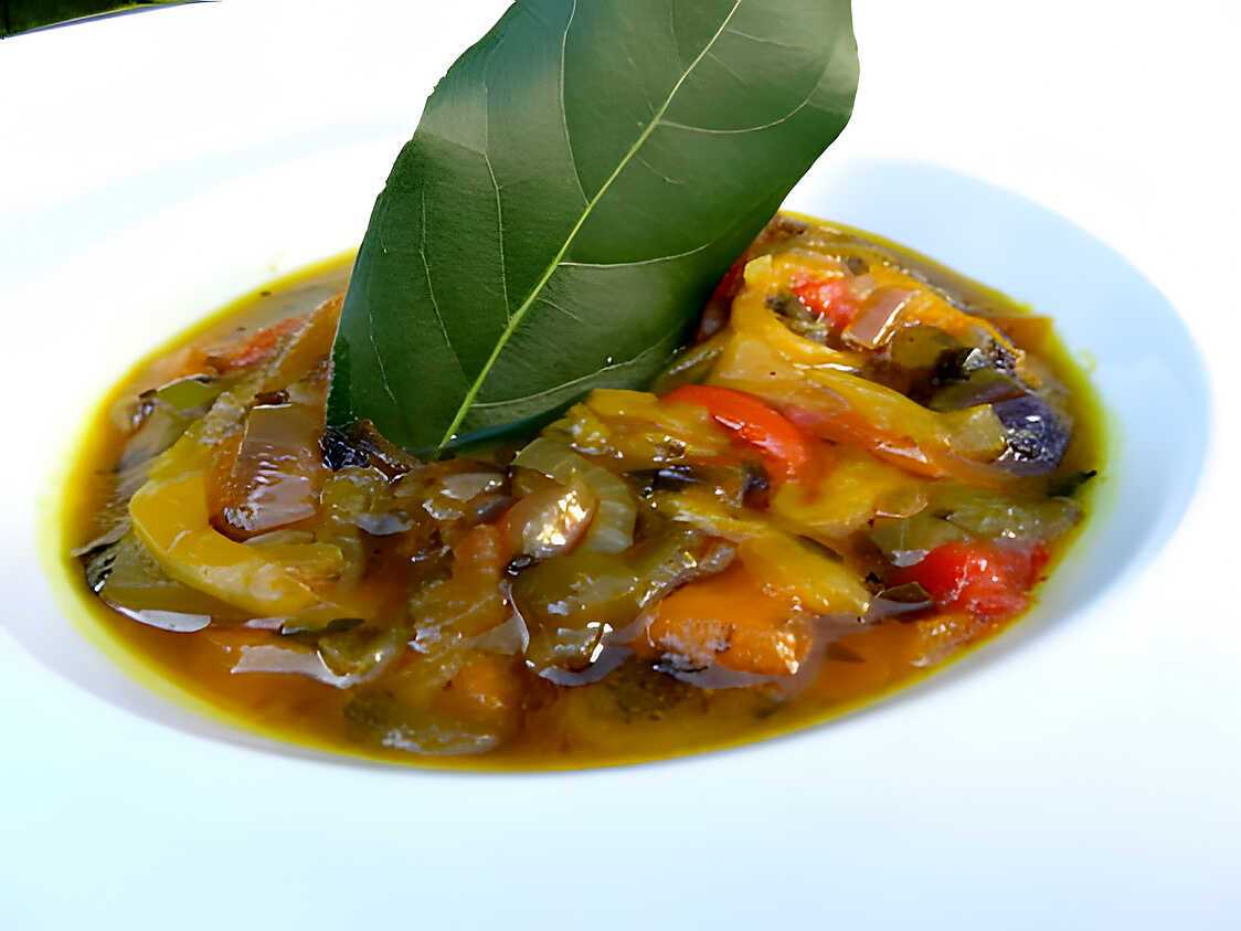 Recette de Poivrons marinés aux herbes et épices