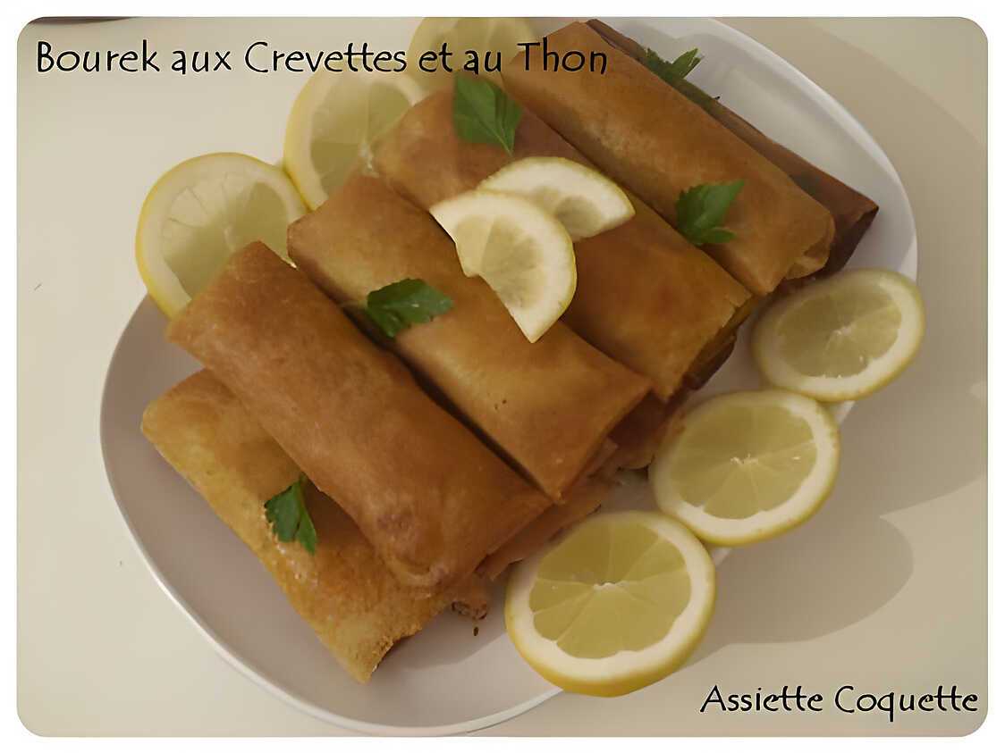 Recette de Bourek aux crevettes et au thon