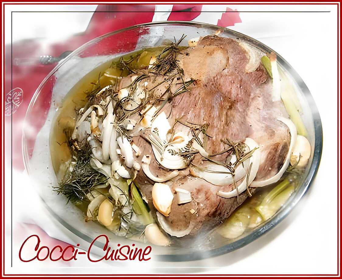 Recette de Gigot d’agneau rôti à la provençale