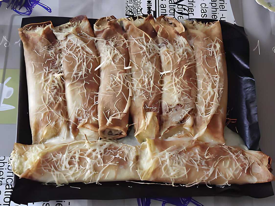 Recette de Ficelles picardes ( crêpes farcies)
