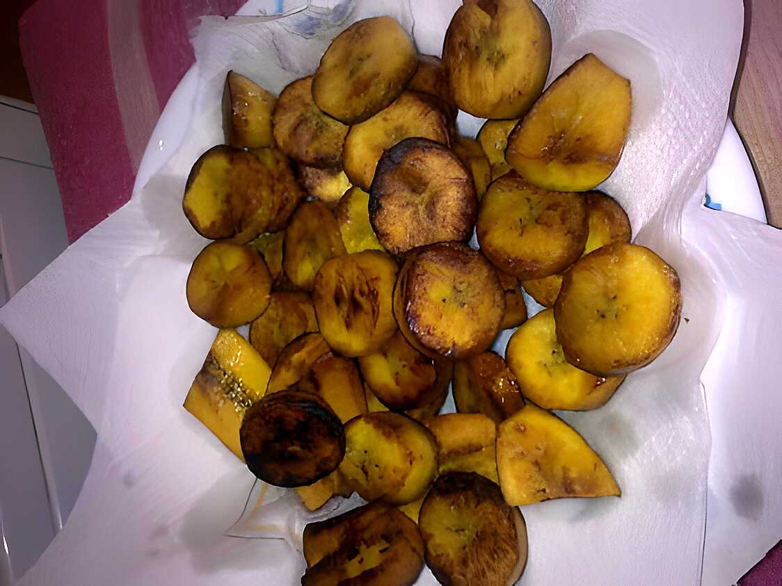 Recette de Banane plantain frite