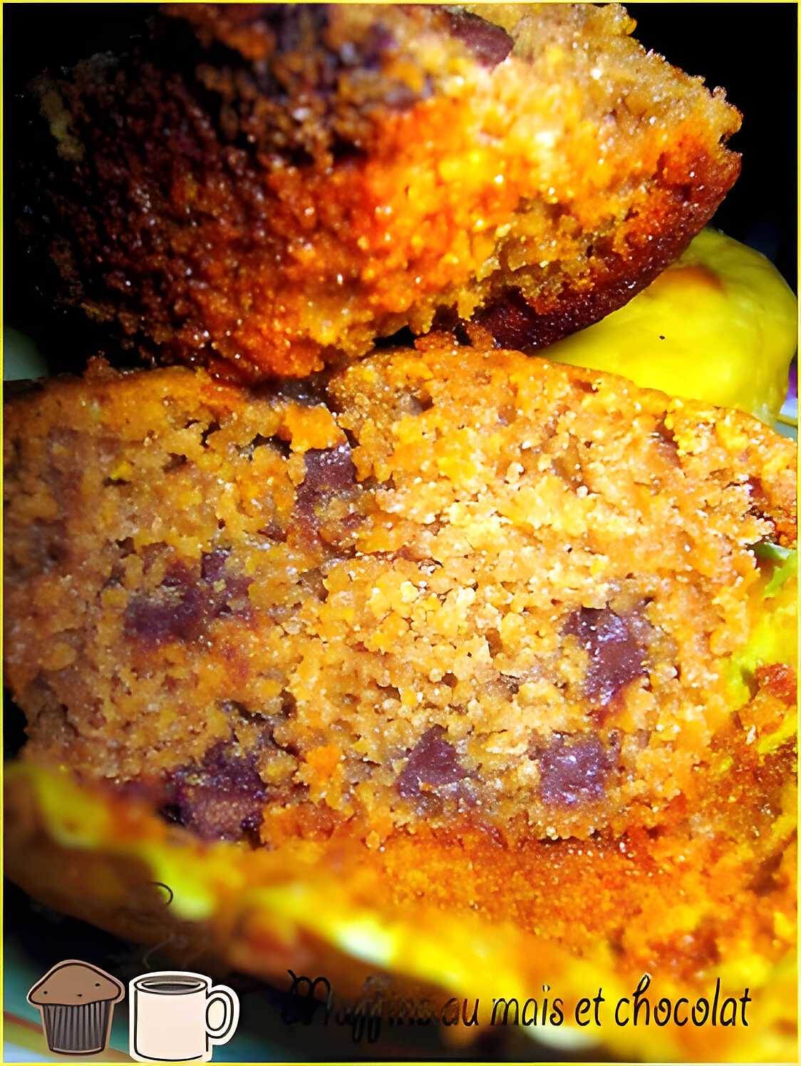 Recette de Petits gâteaux au maïs et chocolat