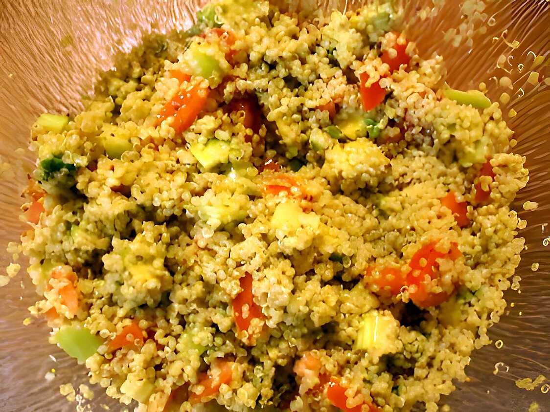 Recette de Salade fraicheur au quinoa