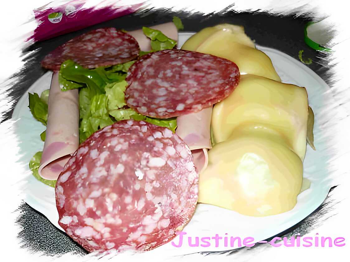 Recette d'Assiette de Raclette