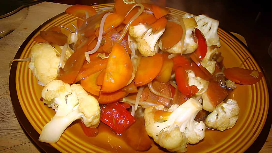 Recette de Légumes sautés à la chinoise