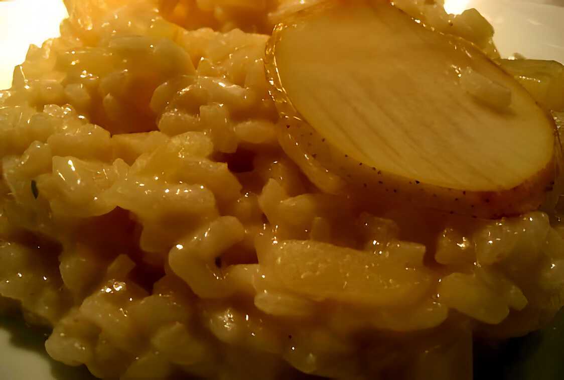 Recette de Risotto poire et Taleggio
