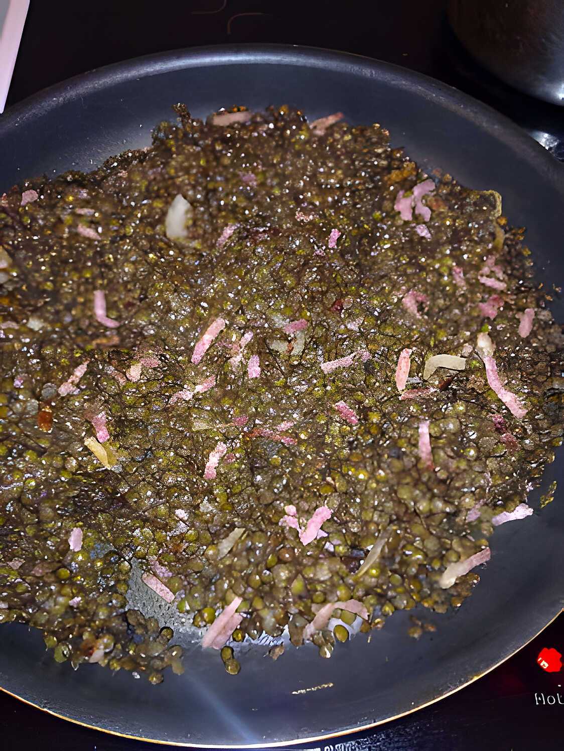 Recette de Lentilles aux lardons par audrey33