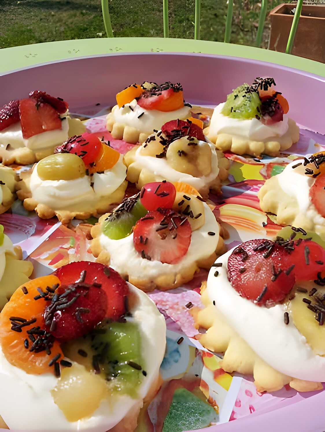 Recette de Sablé façon tarte aux fruits