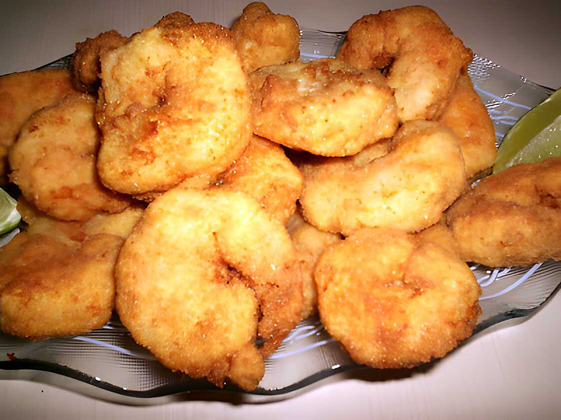 Recette de Crevettes en pané