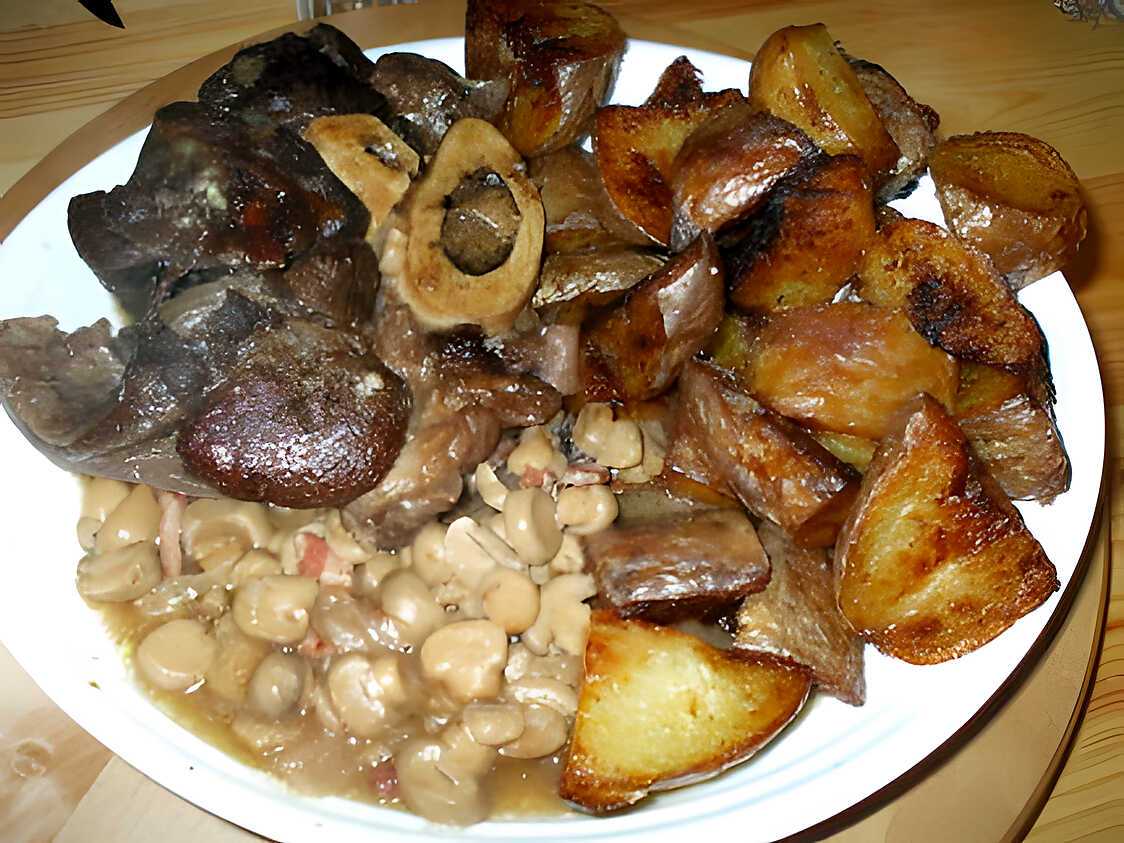 Recette de "Gîte de boeuf aux champignons...."