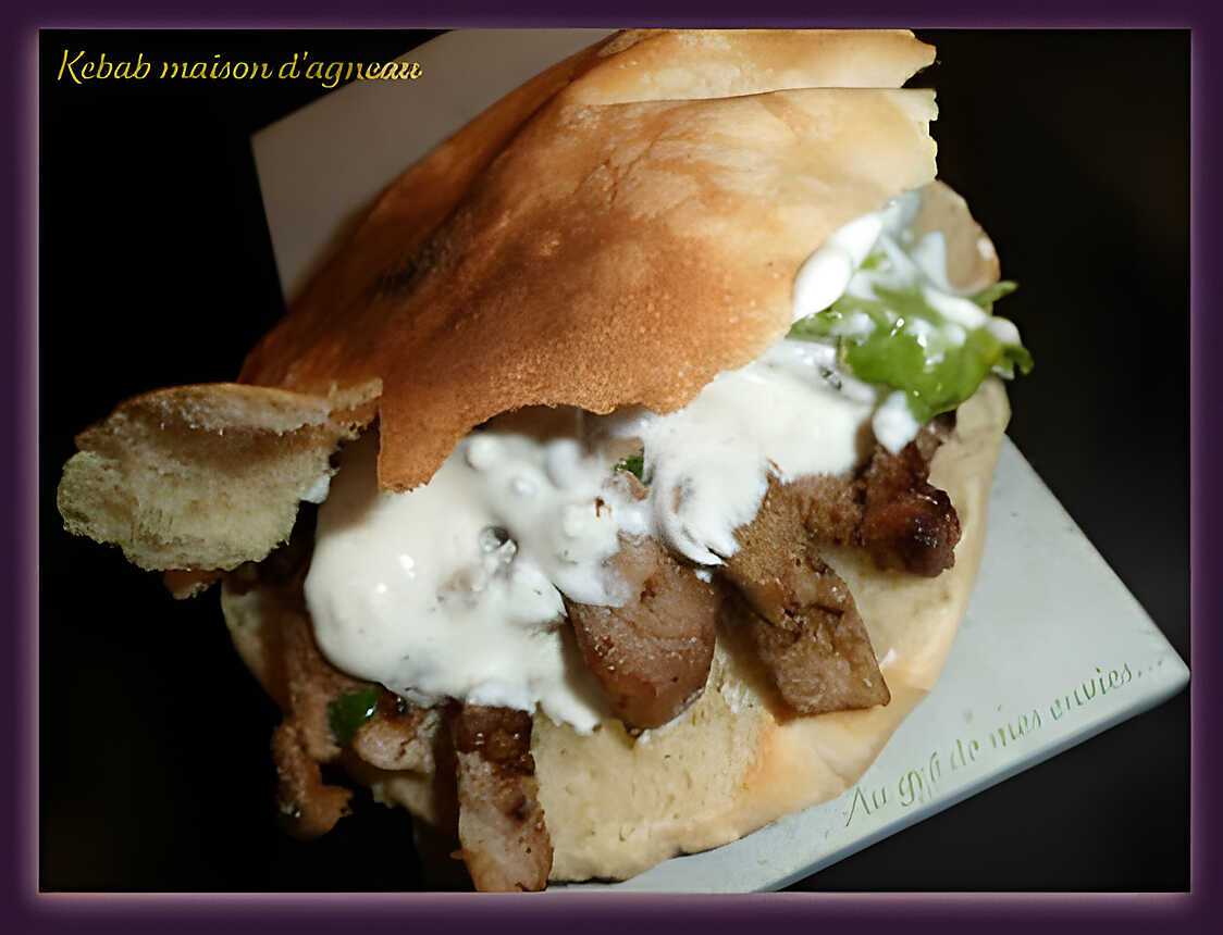 Recette de Kebab maison d'agneau