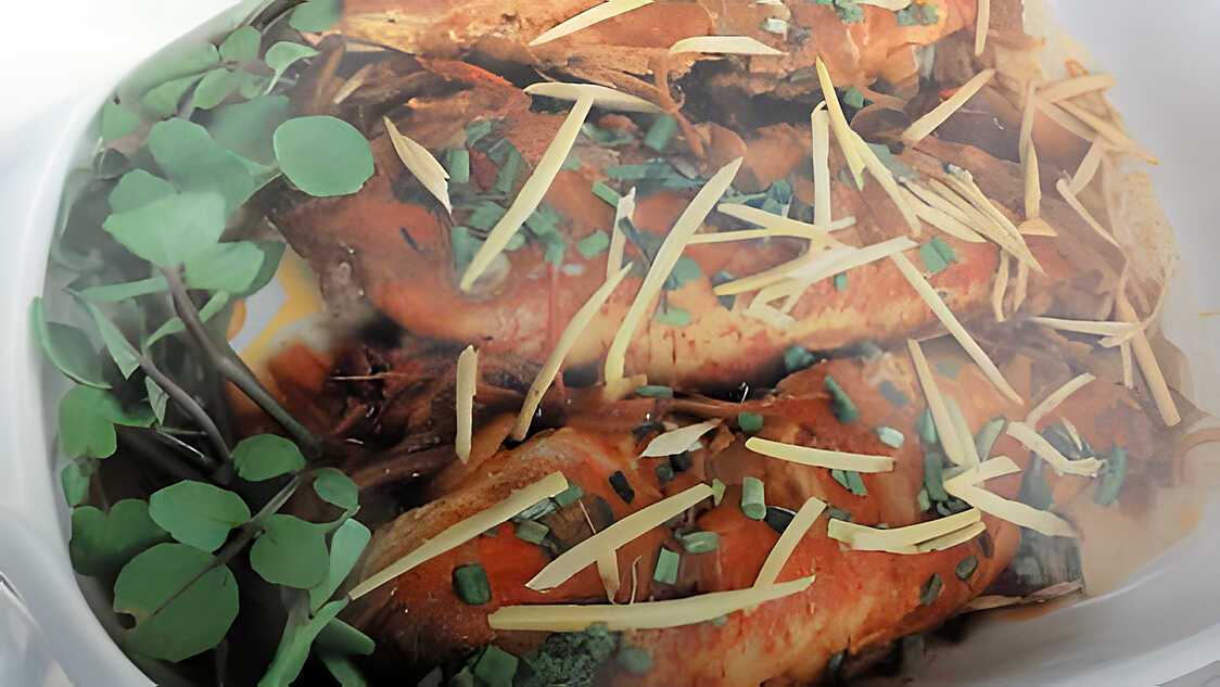 Recette de Poisson au Gingembre par jaquotte