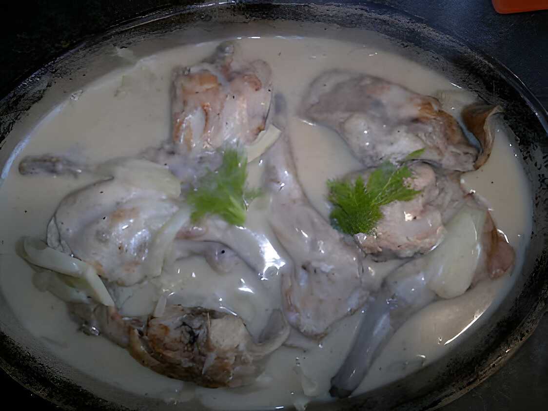 Recette de Lapin saute au fenouil