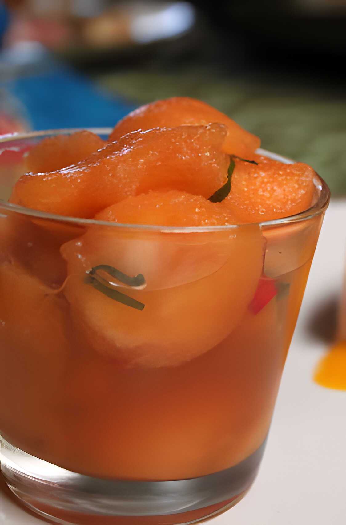 Recette de Melon frais au piment de Cayenne