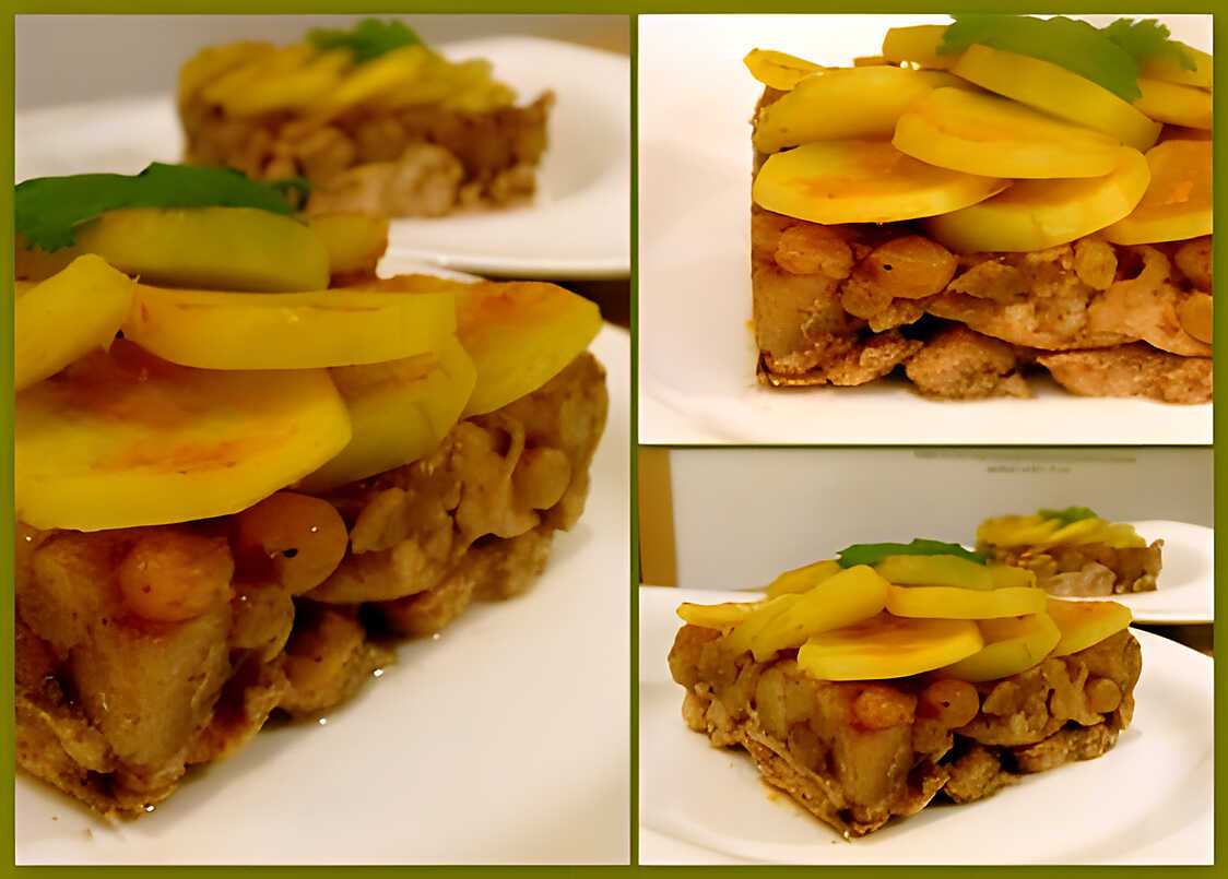 Recette de Tajine au poulet et aux poires confites aux épices