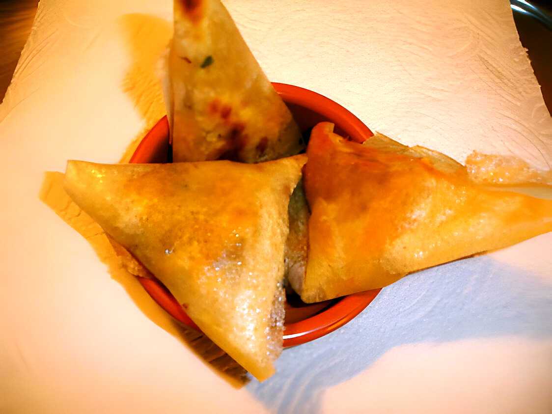 Recette de Samoussas Crevettes Thon