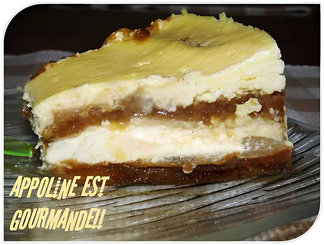 Recette de Le cheese-cake pain d'épices et poires