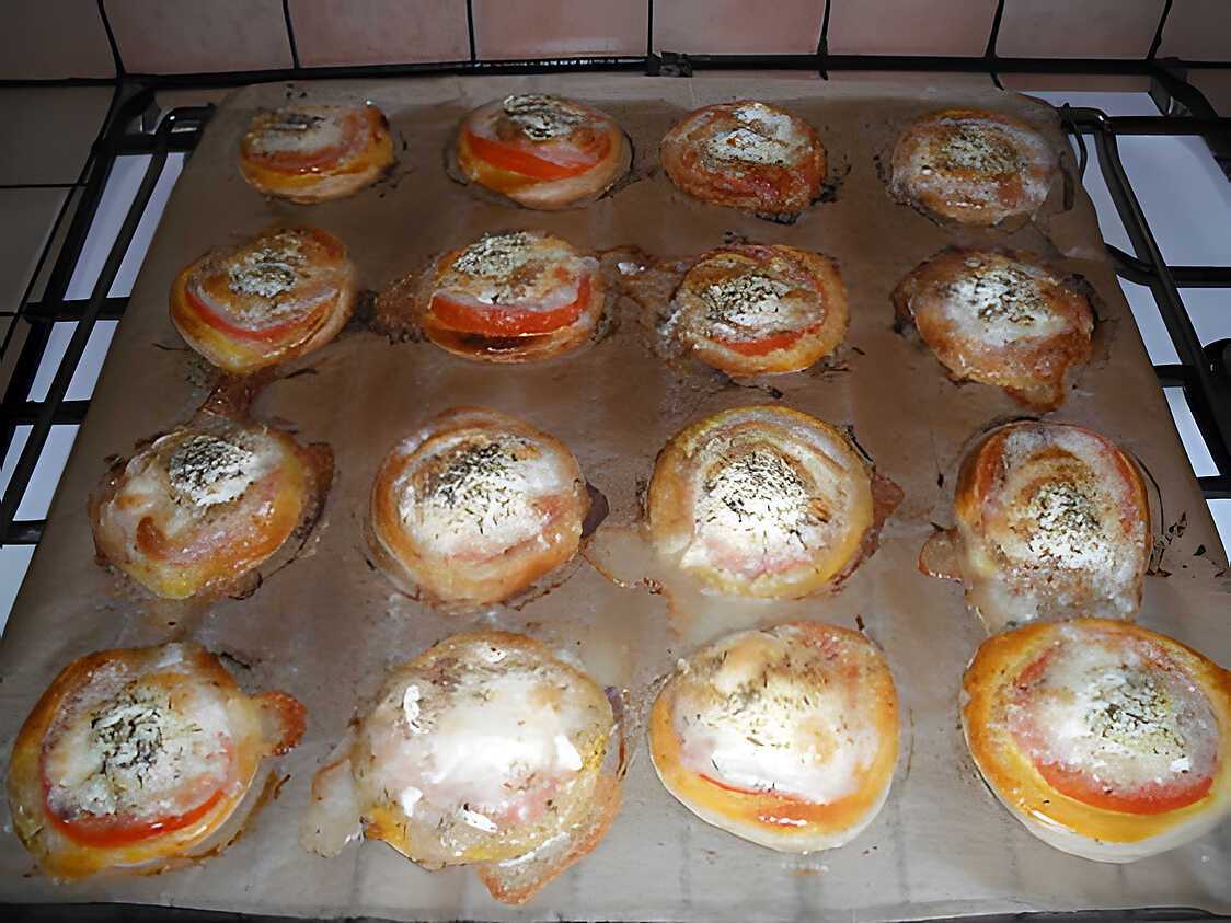 Recette de Feuilletés chèvre tomate