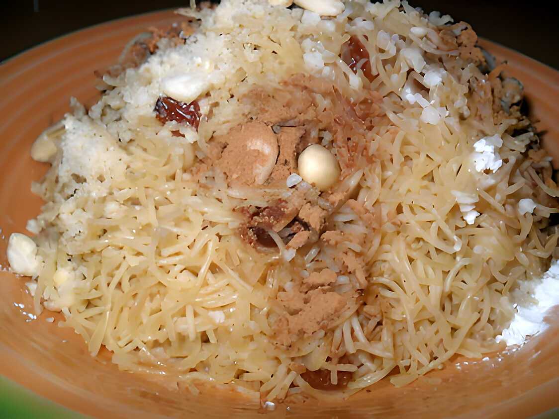 Recette de SEFFA AUX CHEVEUX D'ANGE