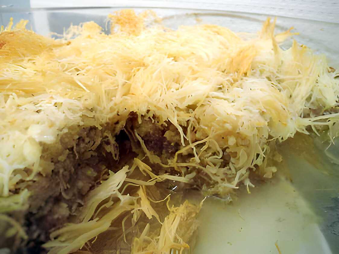 Recette de NID DE KATAIF AU PRALIN