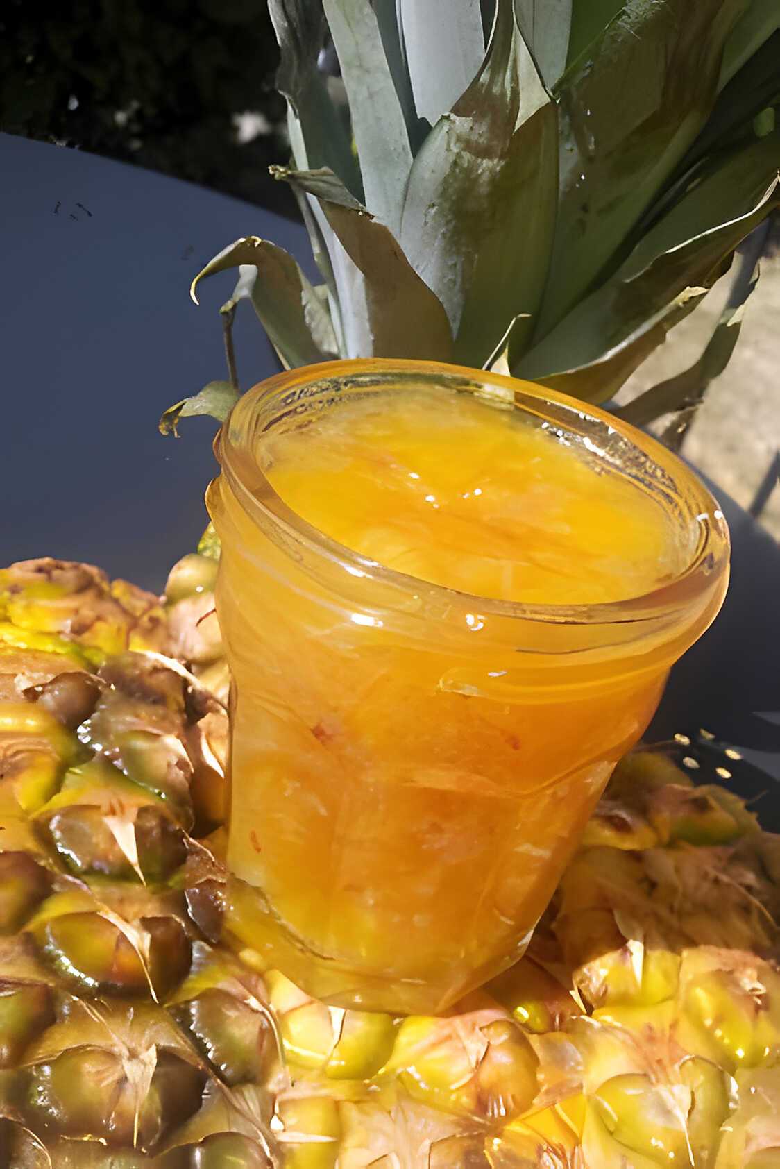 Recette de Confiture créole d'ananas au rhum