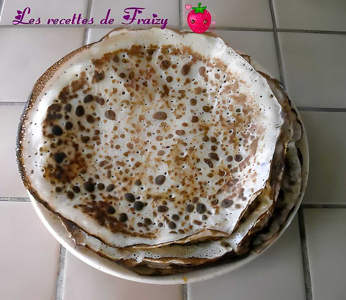 Recette de Crèpes aux amandes
