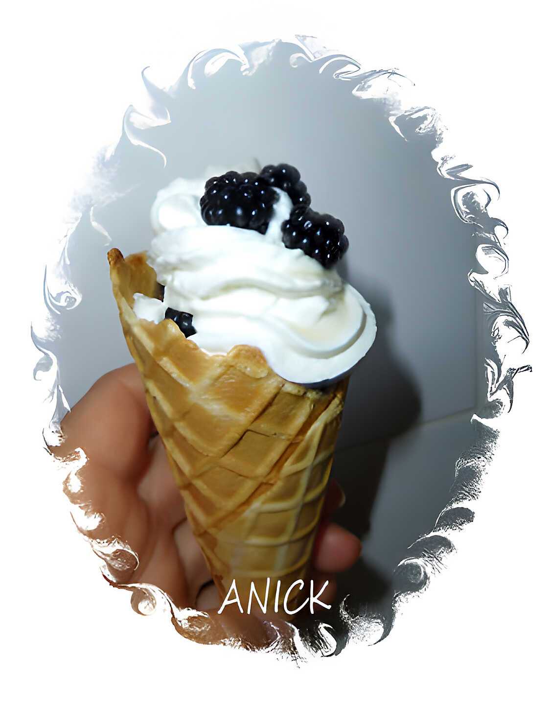 Recette de Cornet gourmand “solo” express