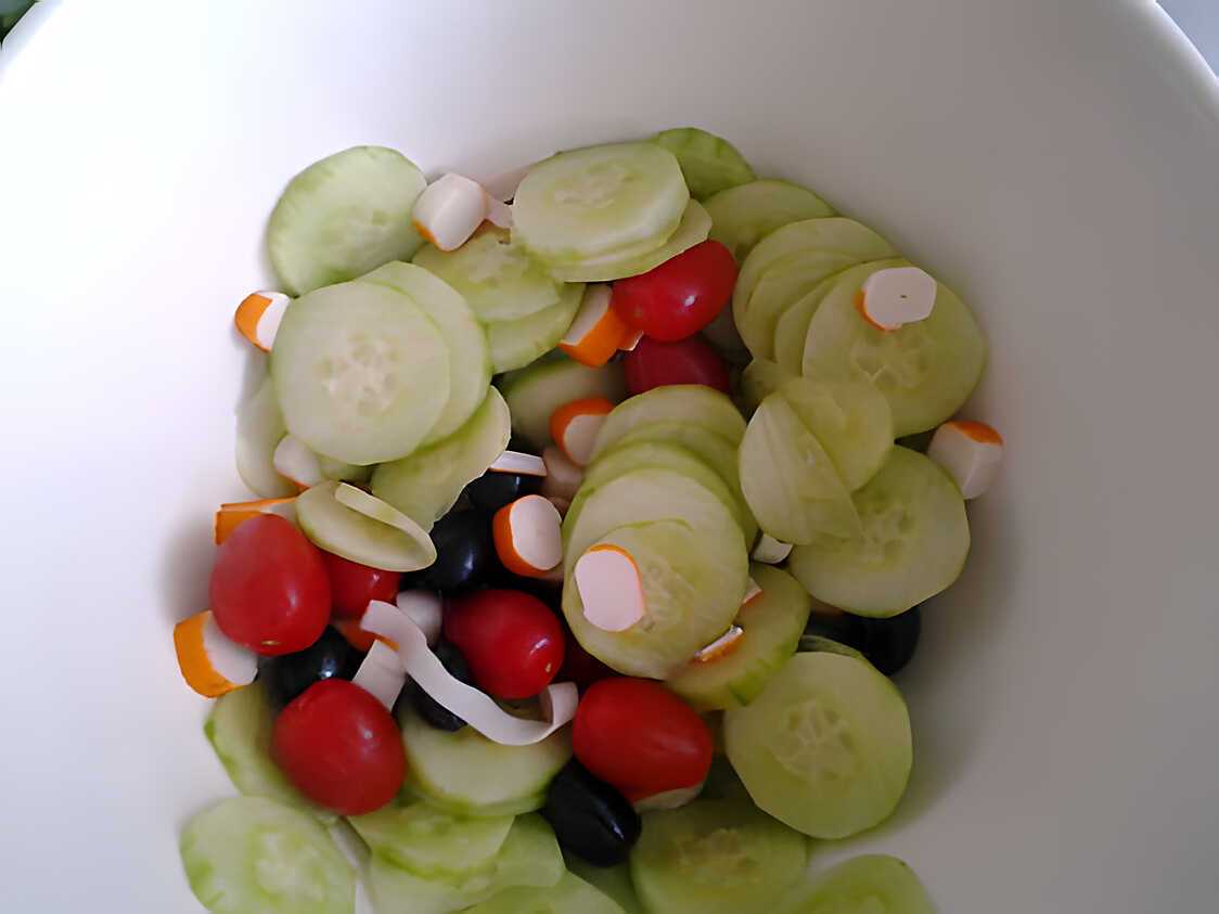 Recette de Salade de concombre par potigny stephanie