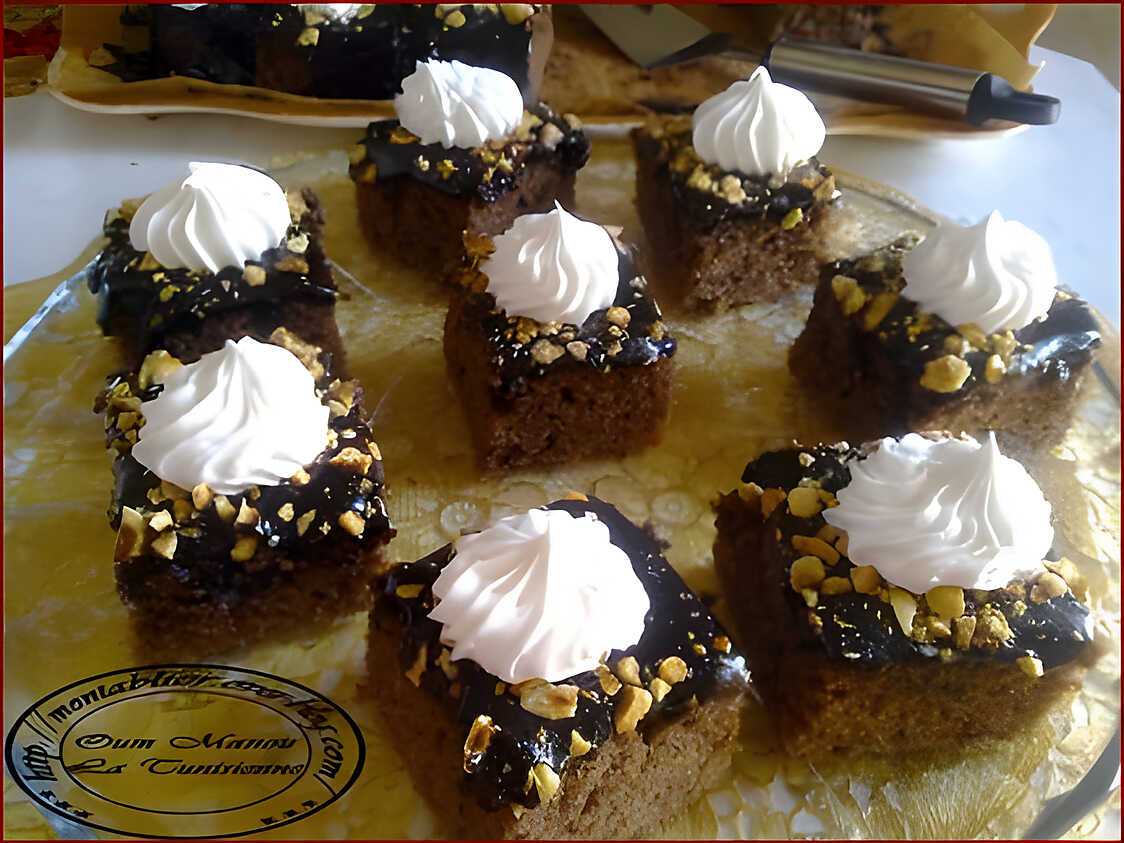 Recette de Gâteaux au chocolat avec glaçage: