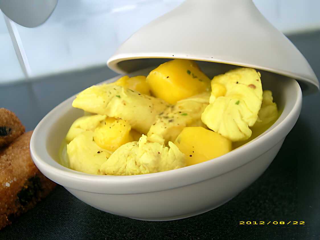 Recette de Mini tajine de poulet à la mangue