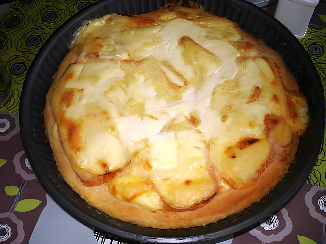 Recette de Flamiche au Maroilles par lyly59