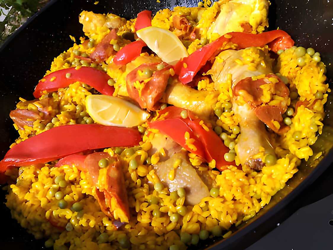 Recette de Riz à l'espagnol façon paella