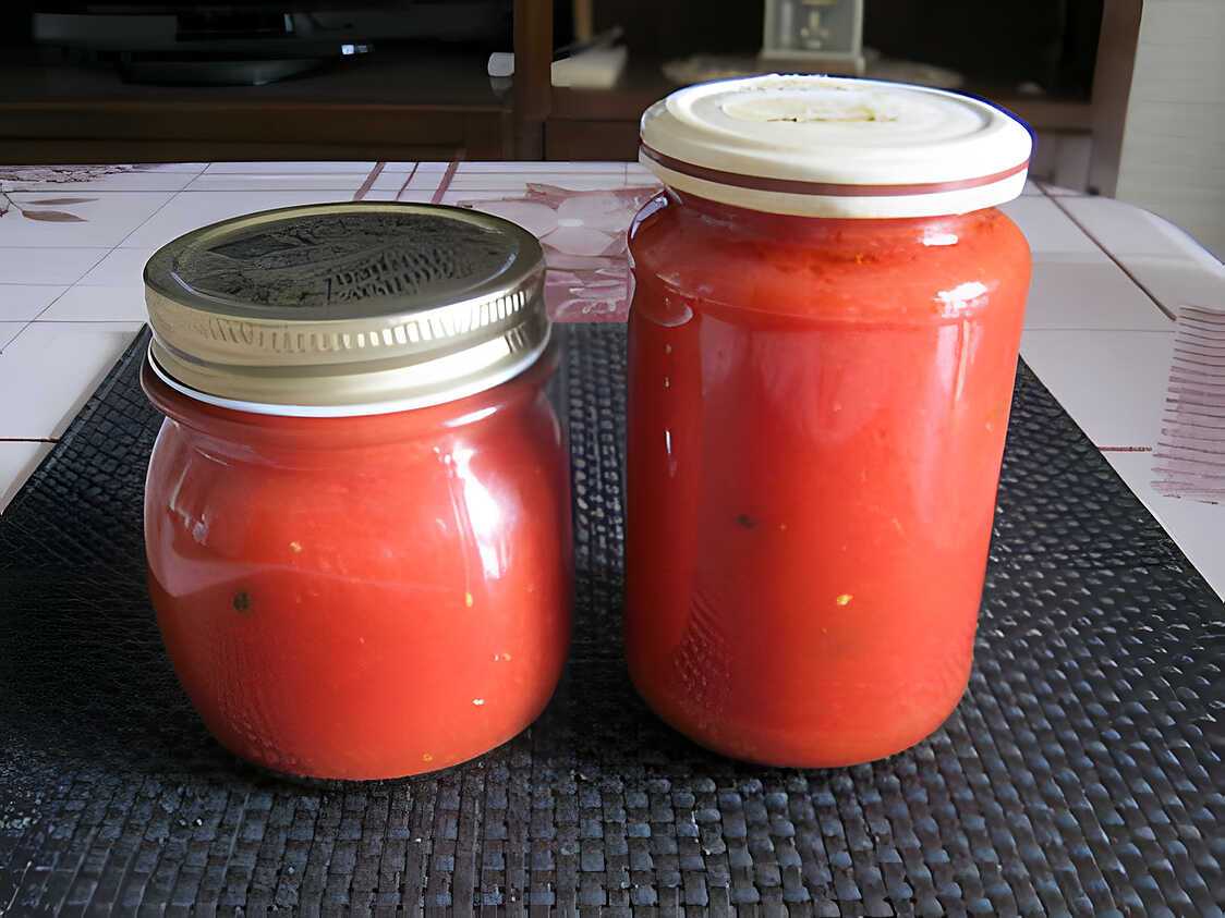 Recette de CONSERVE DE TOMATES