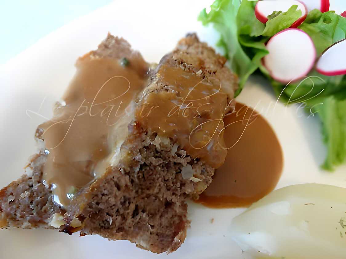 Recette de Pain de viande sauce aux cinq poivres