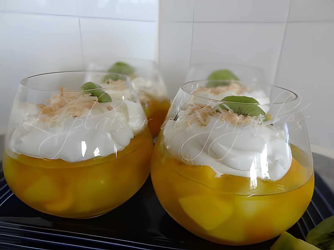 Recette de Parfait exotique jello