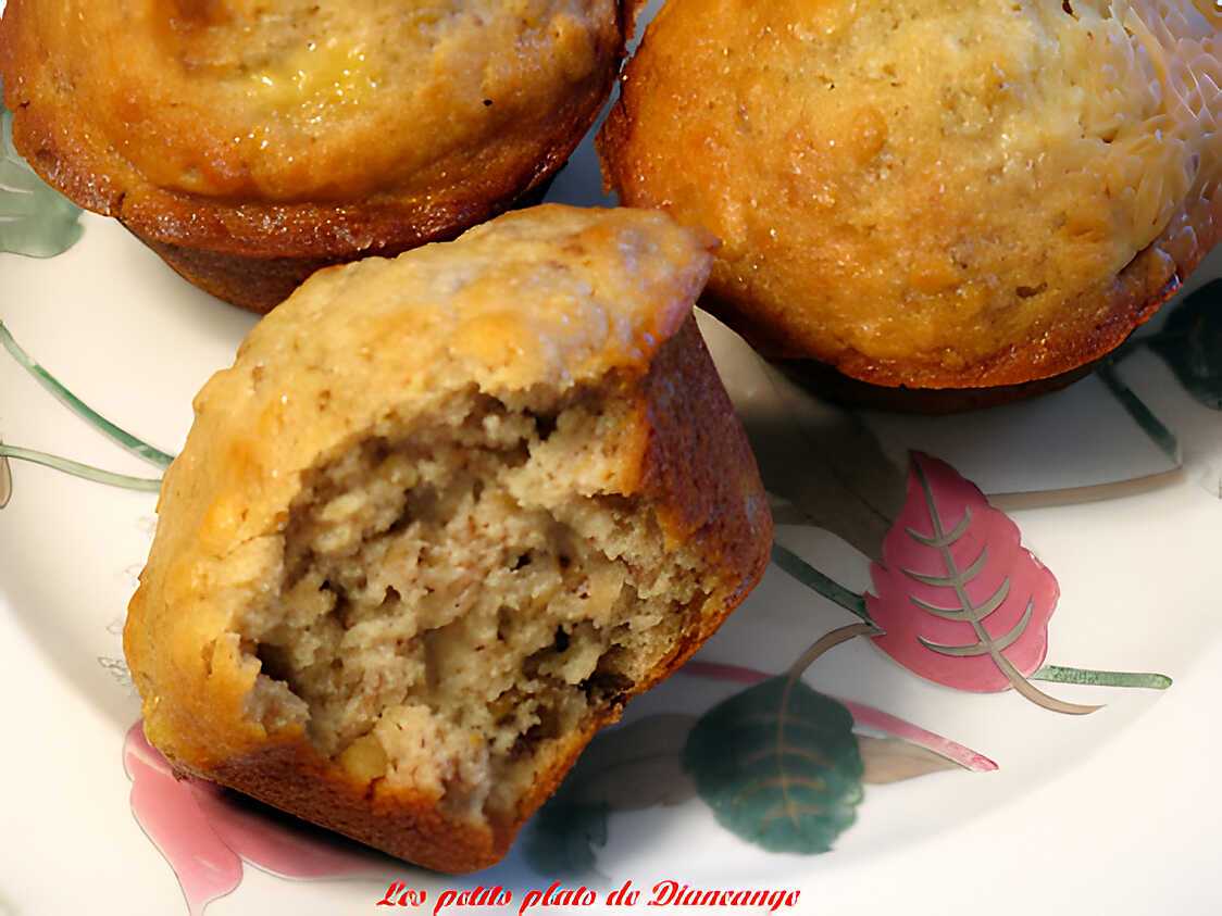 Recette de Muffins aux bananes