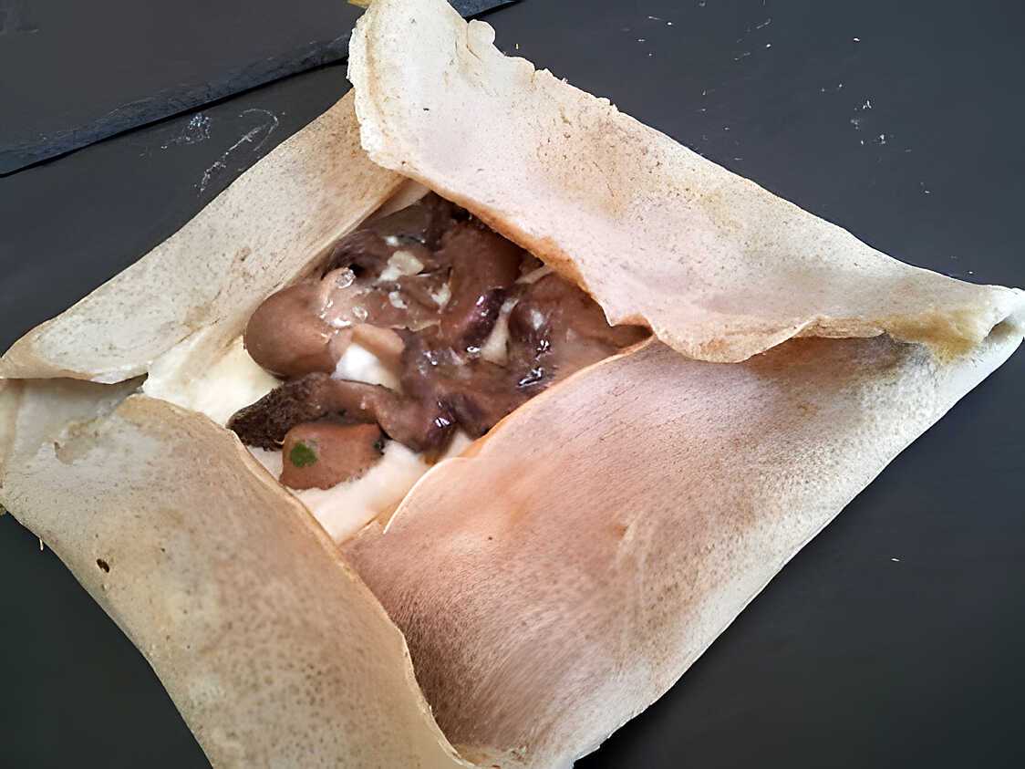 Recette de Galette de sarrasin forestières