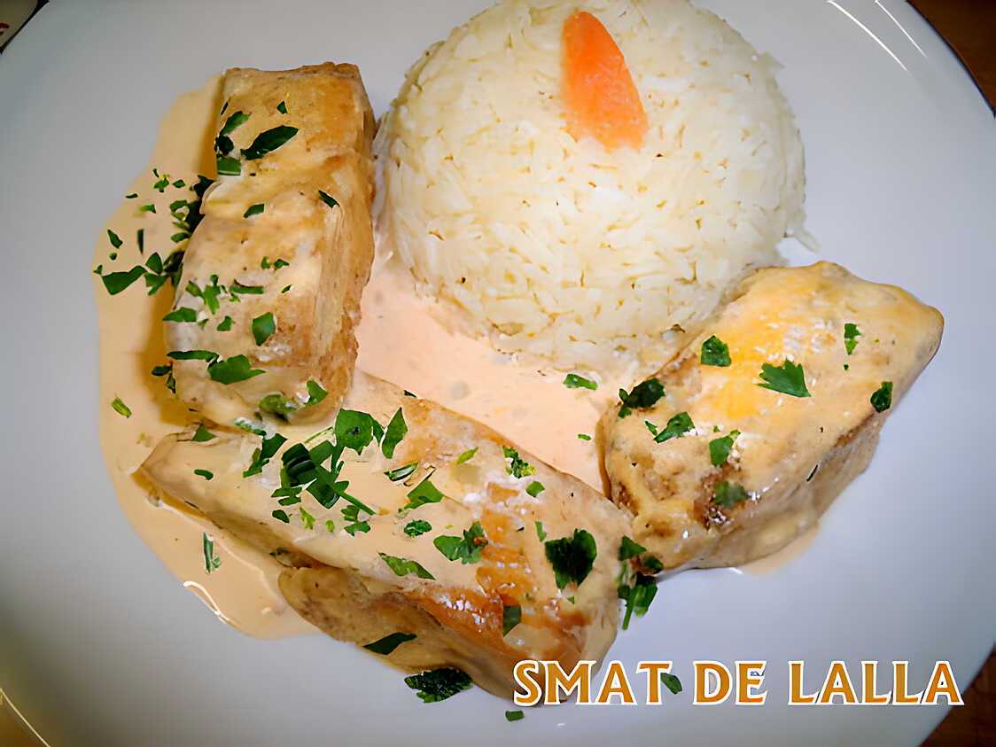 Recette de FILET DE PERCHE SAUCE CREVETTE