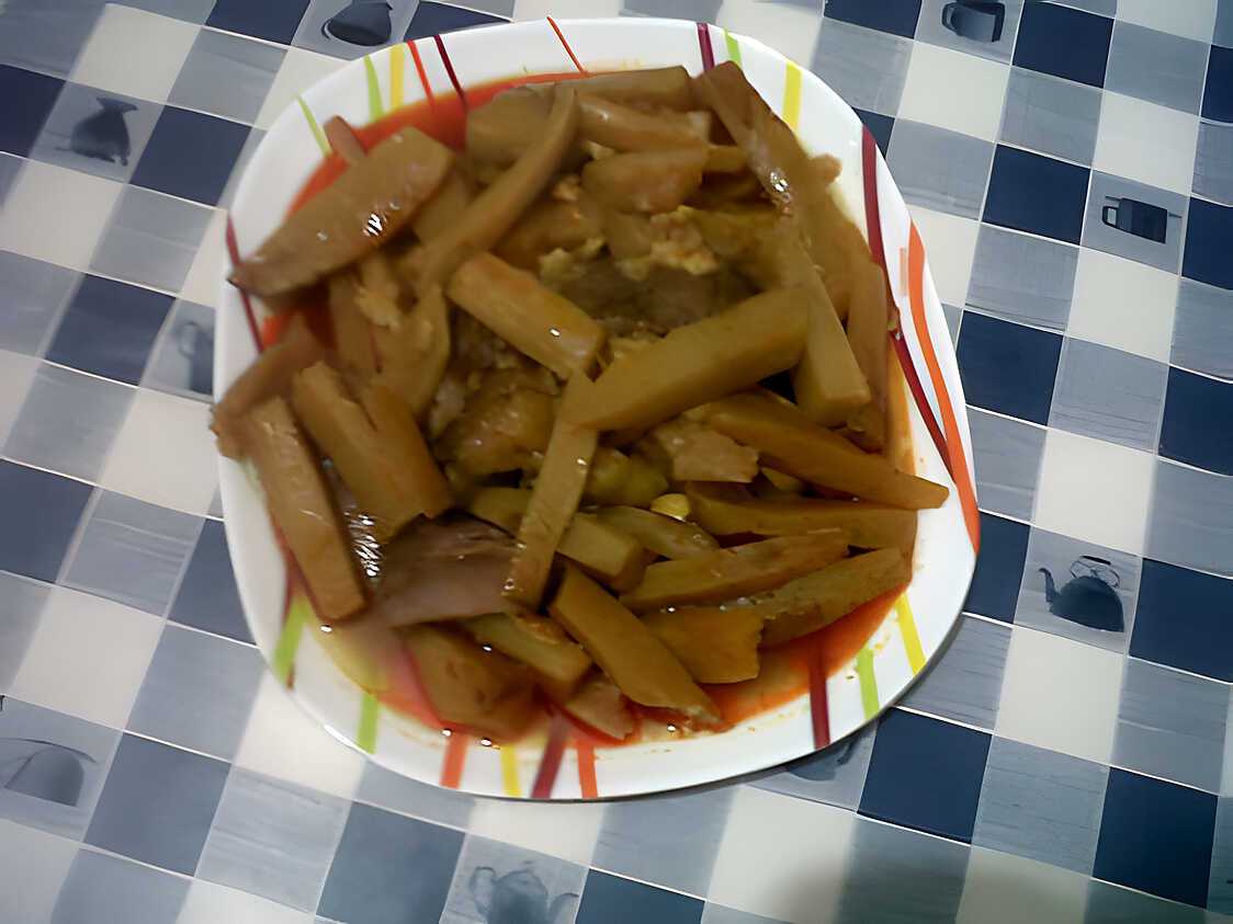 Recette de Navets en sauce rouge